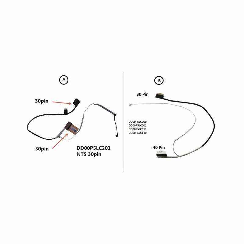 Cablu display LVDS HP 15-DY 15-EF 15S-FQ 15S-EQ DD00P5LC201 30 pini n